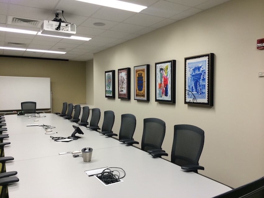 Screen Printed Acoustic Panels to Reduce Reverberation in Conference Room